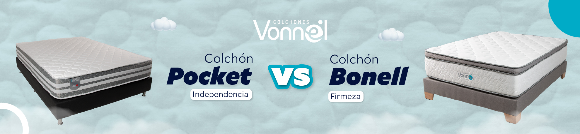 Pocket vs bonell: Independencia vs firmeza - Colchones Vonnel